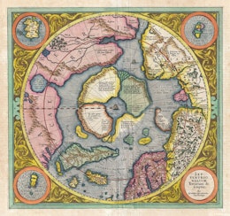 First Map Of The North Pole Product The Public Domain Review